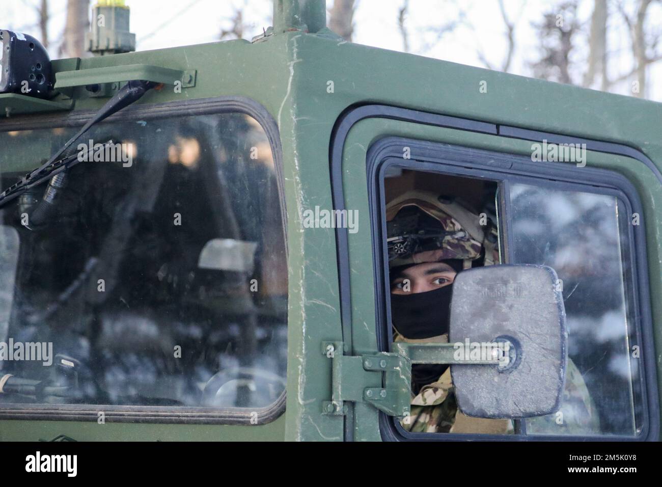 A paratrooper from 1st Battalion, 501st Parachute Infantry Regiment ...