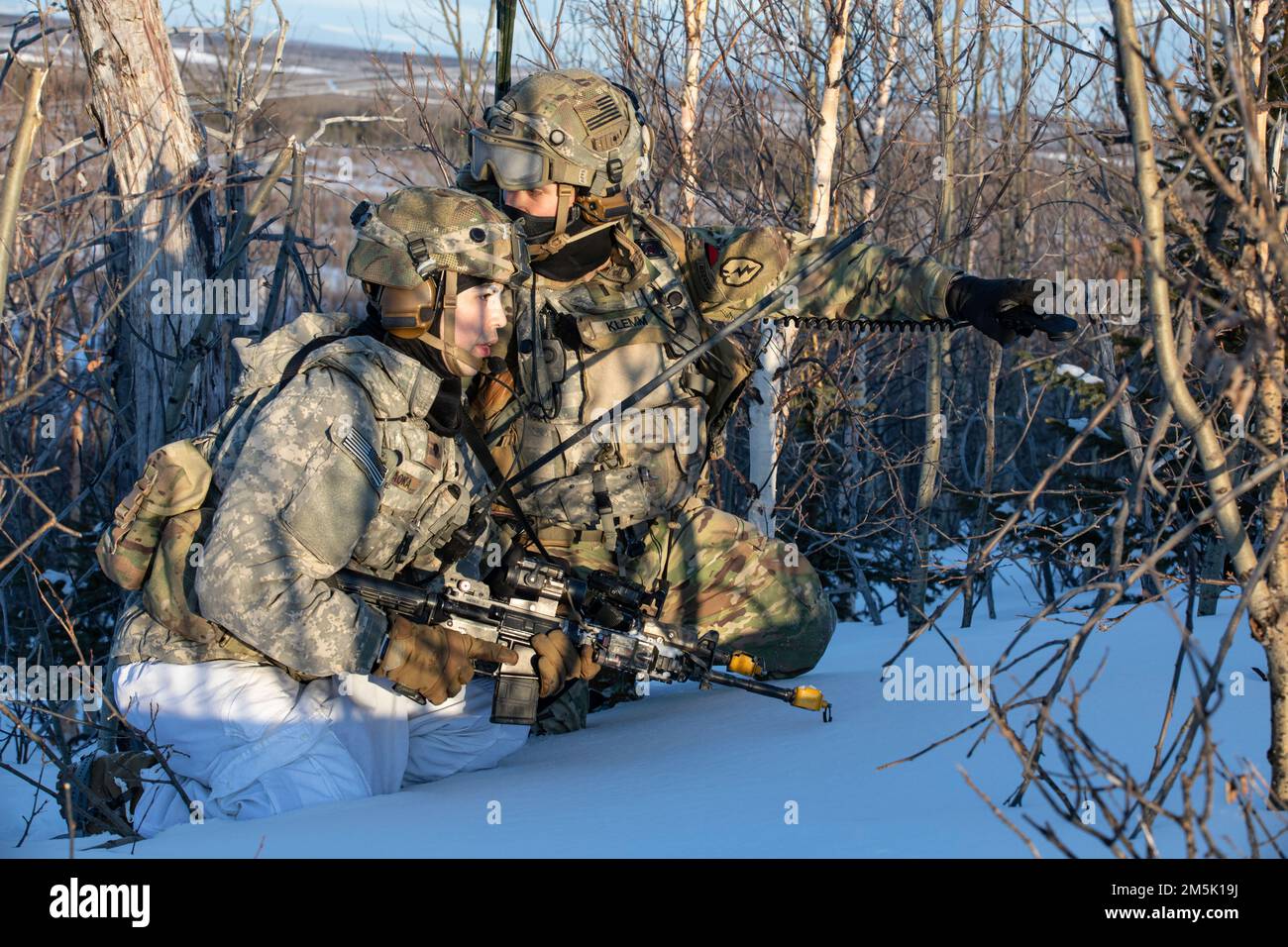 U.S. Army Infantrymen assigned to 3rd Battalion, 21st Infantry Regiment ...