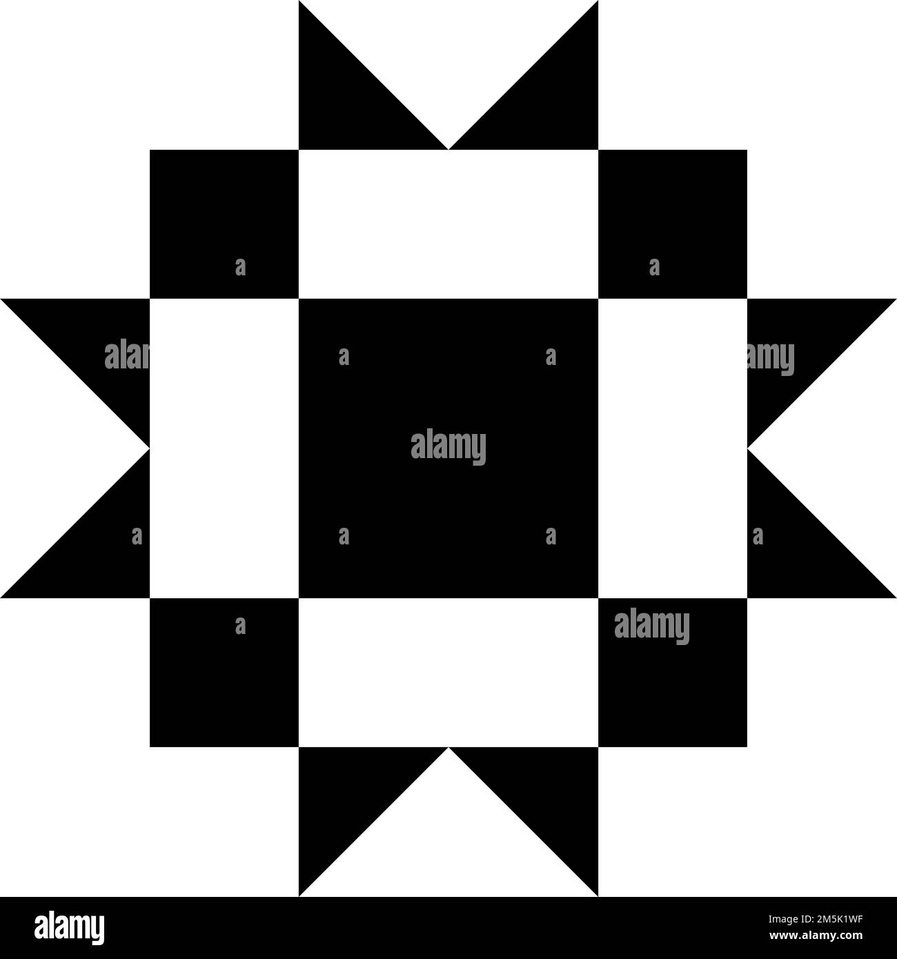 Barn quilt symbol icon Stock Photo - Alamy