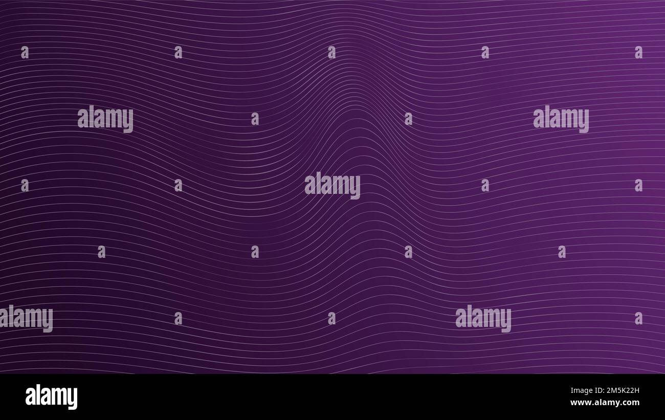 The purple background with wavy lines - a modern designed pattern Stock ...