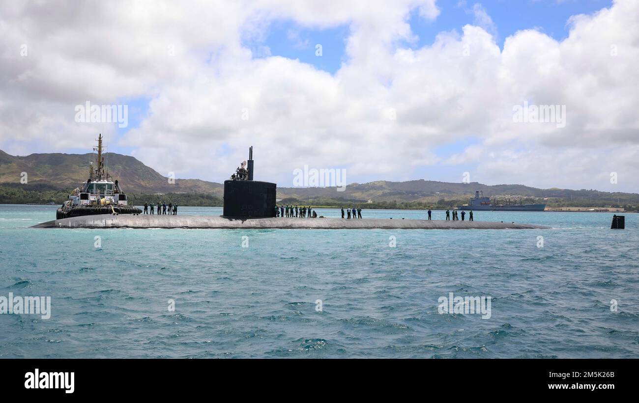 220321-N-MH959-1030 APRA HARBOR, Guam (March 21, 2022) The Los Angeles ...