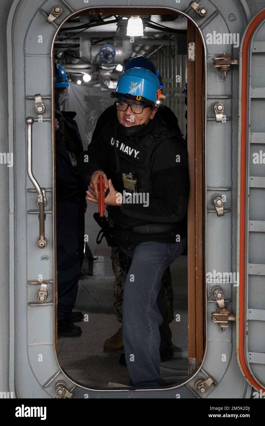 YOKOSUKA, Japan (March 22, 2022) - Interior Communications Electrician ...