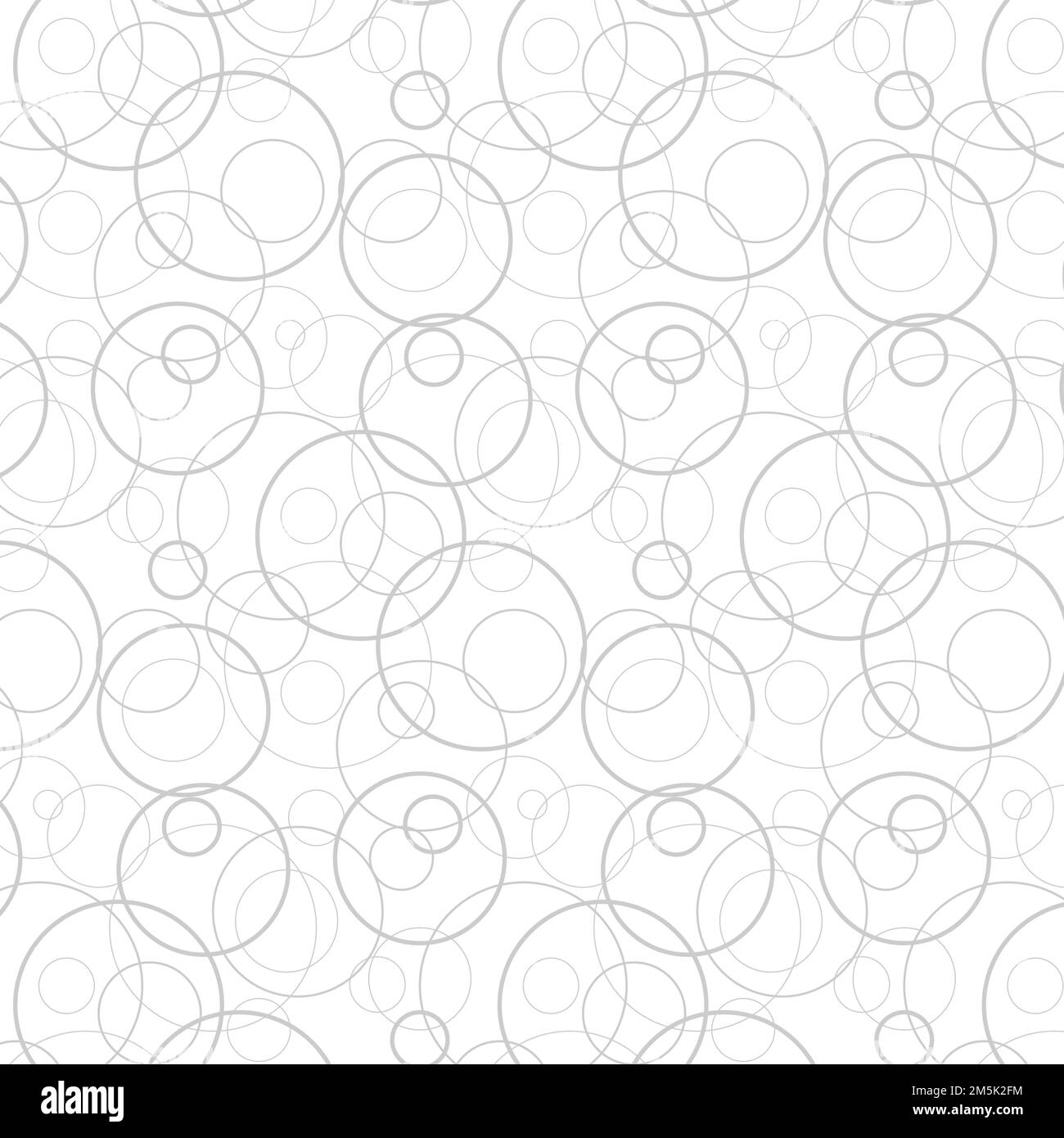 Seamless vector pattern of intersecting circles of different sizes ...