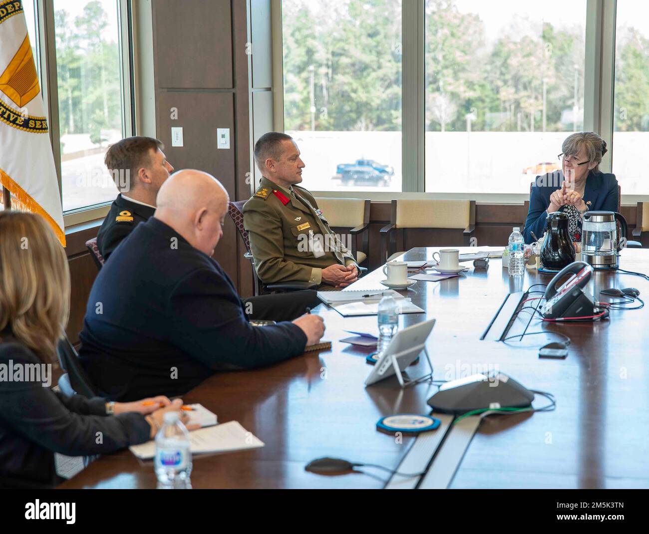 USASAC Deputy to the Commanding General Dr. Myra Gray discuss security ...