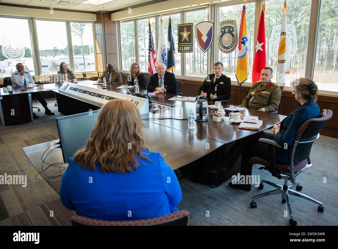 USASAC Deputy to the Commanding General Dr. Myra Gray discuss security ...