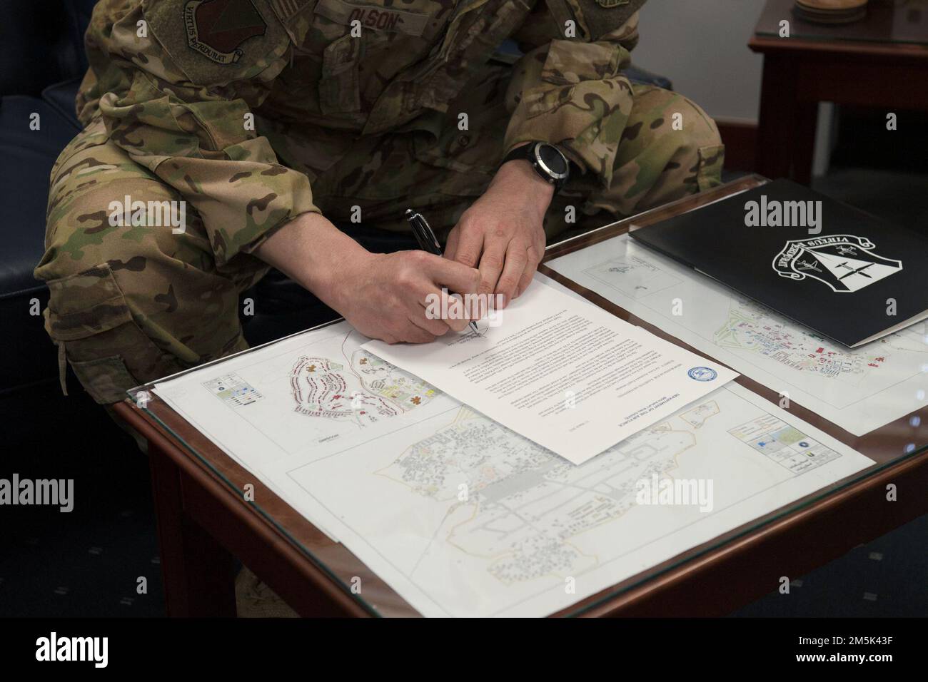 U.S. Air Force Brig. Gen. Josh Olson, 86th Airlift Wing commander ...