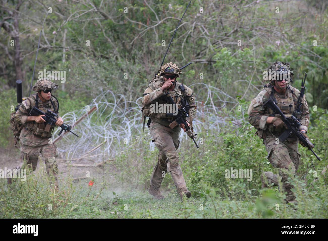 U.S. Army Soldiers assigned to Company D, 2nd Battalion, 27th Infantry ...