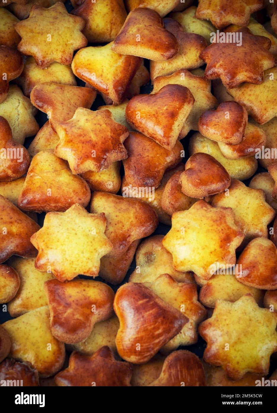 food background detail of honey cookies Stock Photo - Alamy
