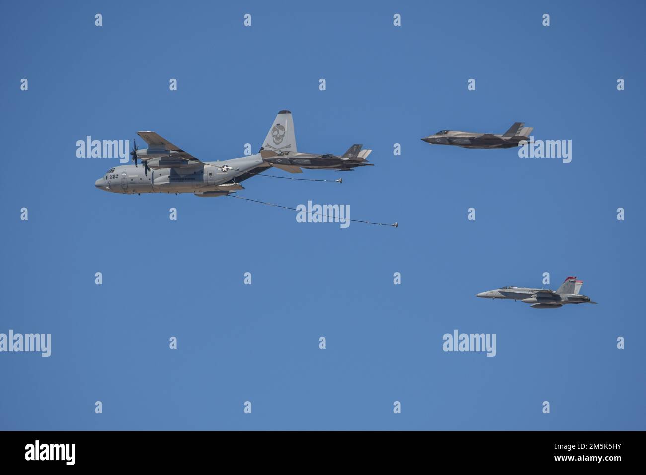 Military aircraft(Lockheed C-130 Hercules) at the MCAS Miramar Air Show ...