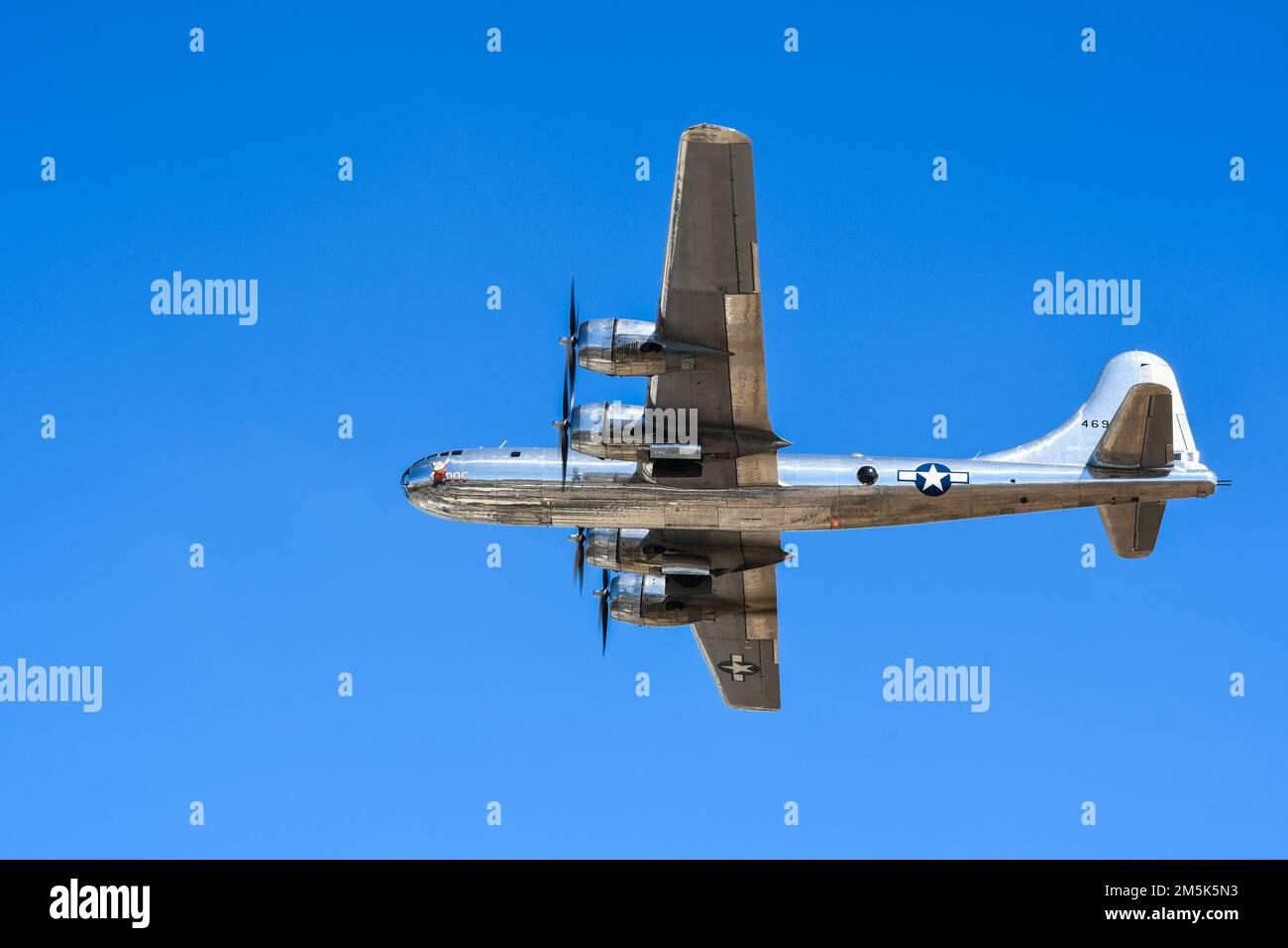 Military aircraft(Boeing B-29 Superfortress) at the MCAS Miramar Air ...