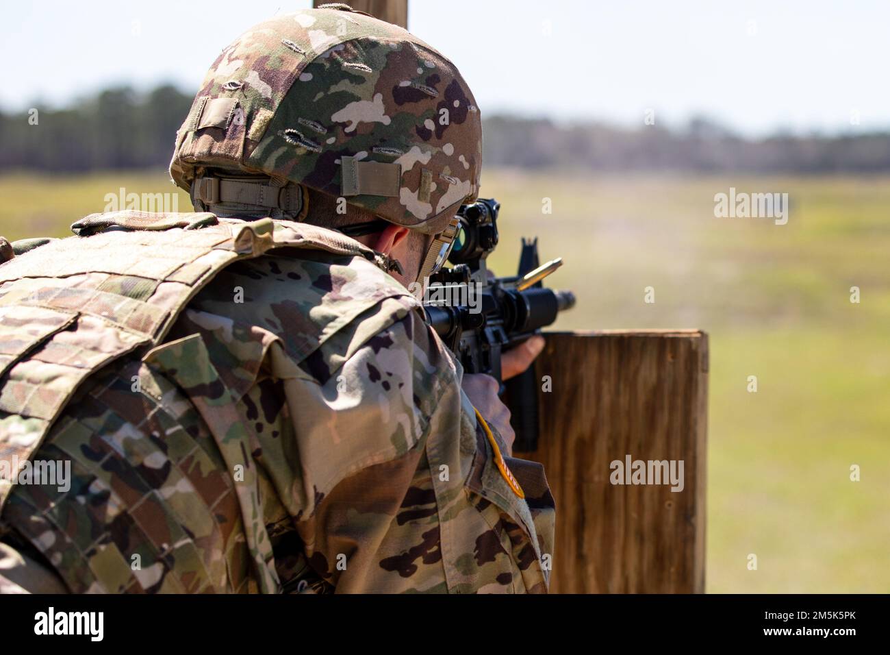 U.S. Army Spc. Skylar Steen, a parachute rigger representing the ...