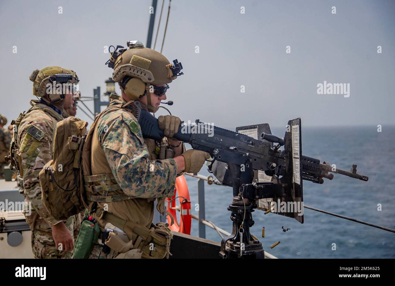 ATLANTIC OCEAN (March 21, 2022) U.S. Marine Corps Sgt. Charles Gwinn ...