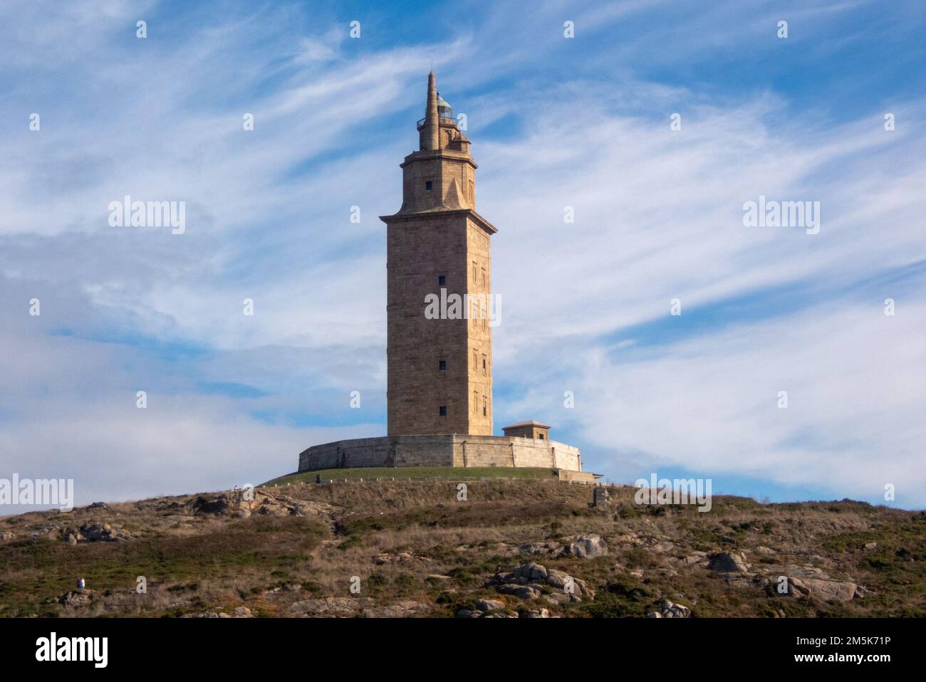 The oldest operating lighthouse in the world, the Tower of Hercules in ...