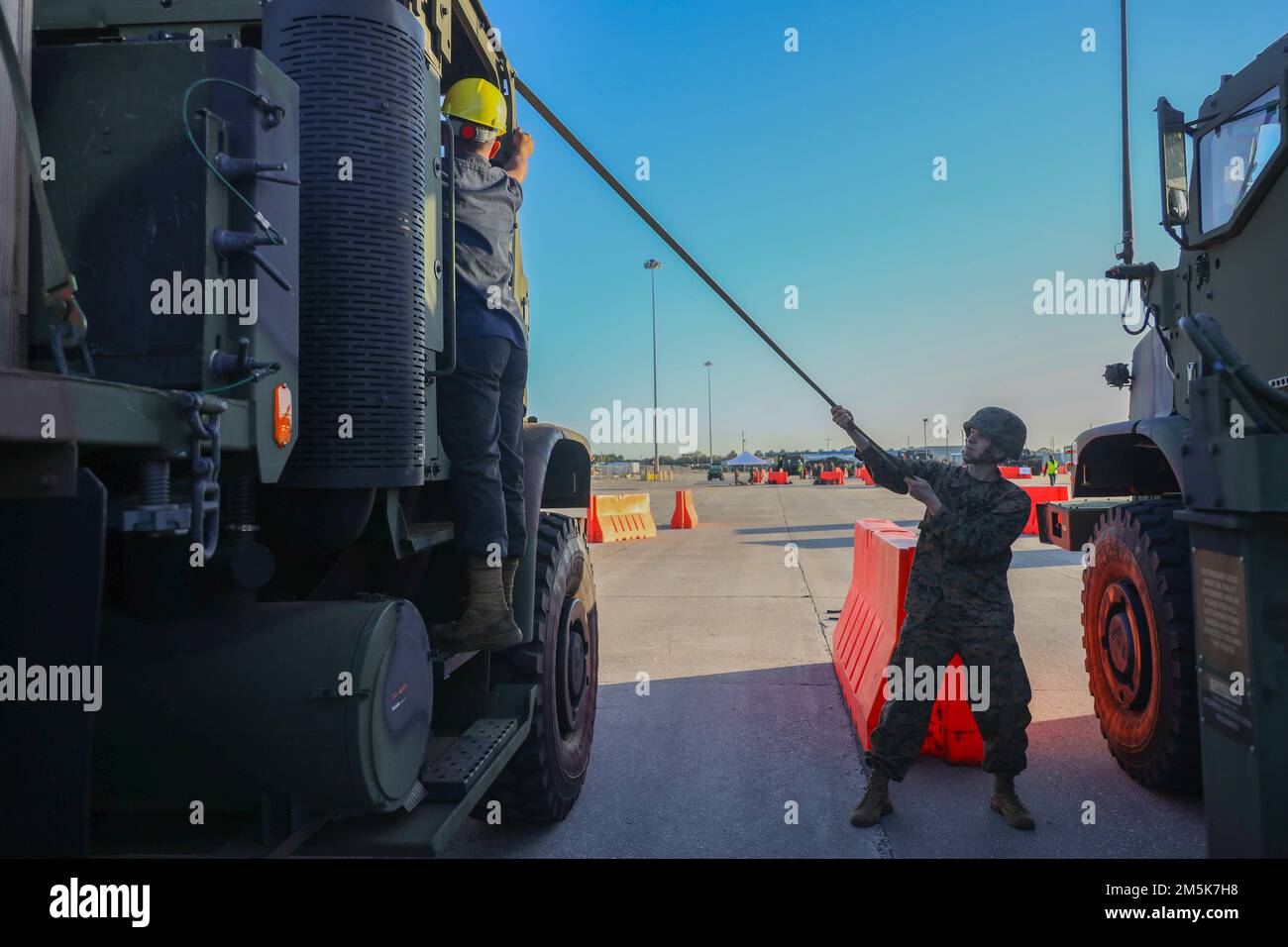 U.S. Marine Corps Lance Cpl. Franklin Tindugan, an automotive ...