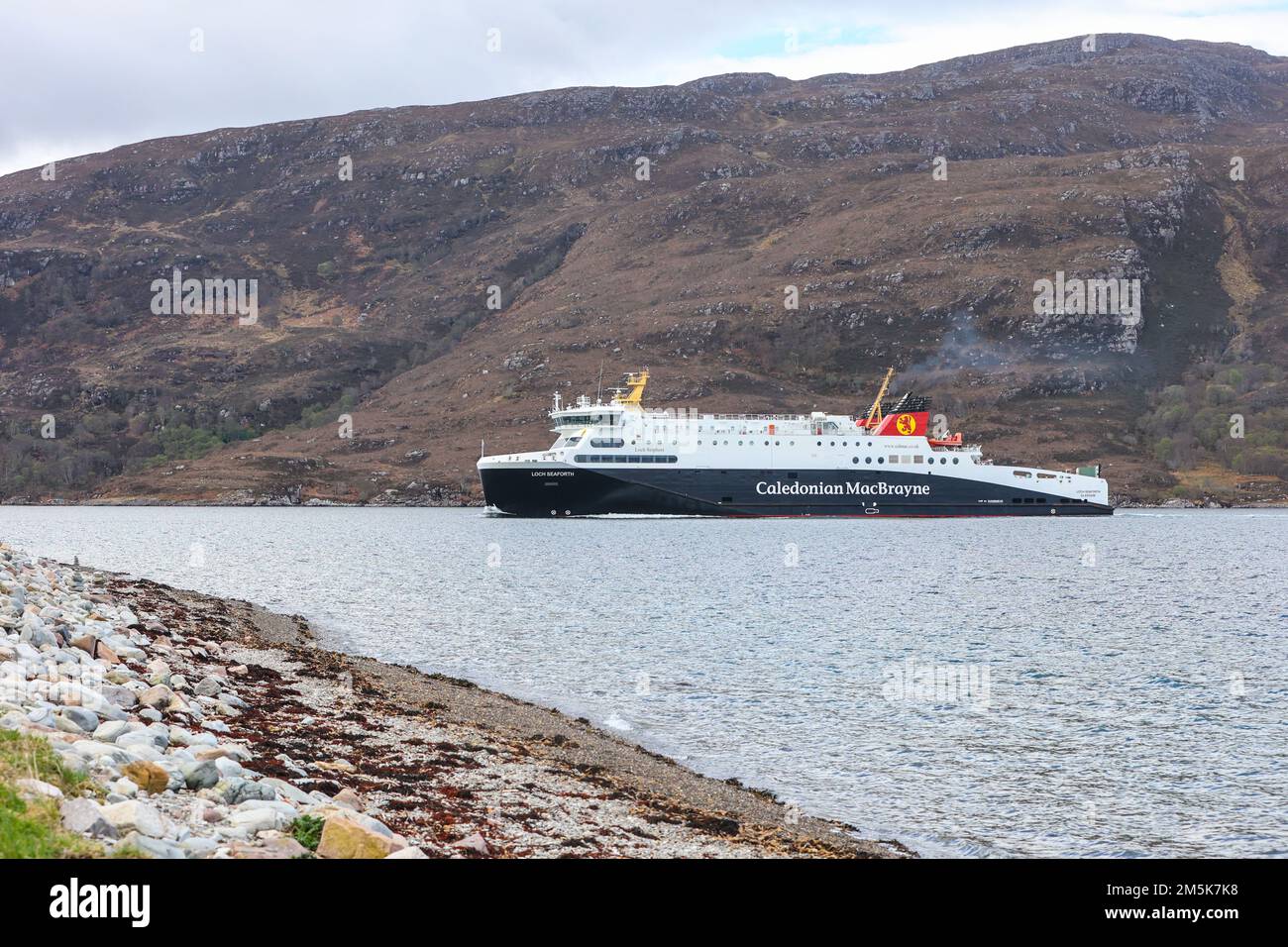 Caledonian MacBrayne,CalMac,ferries,ferry,at,Ullapool,harbour,Highland ...