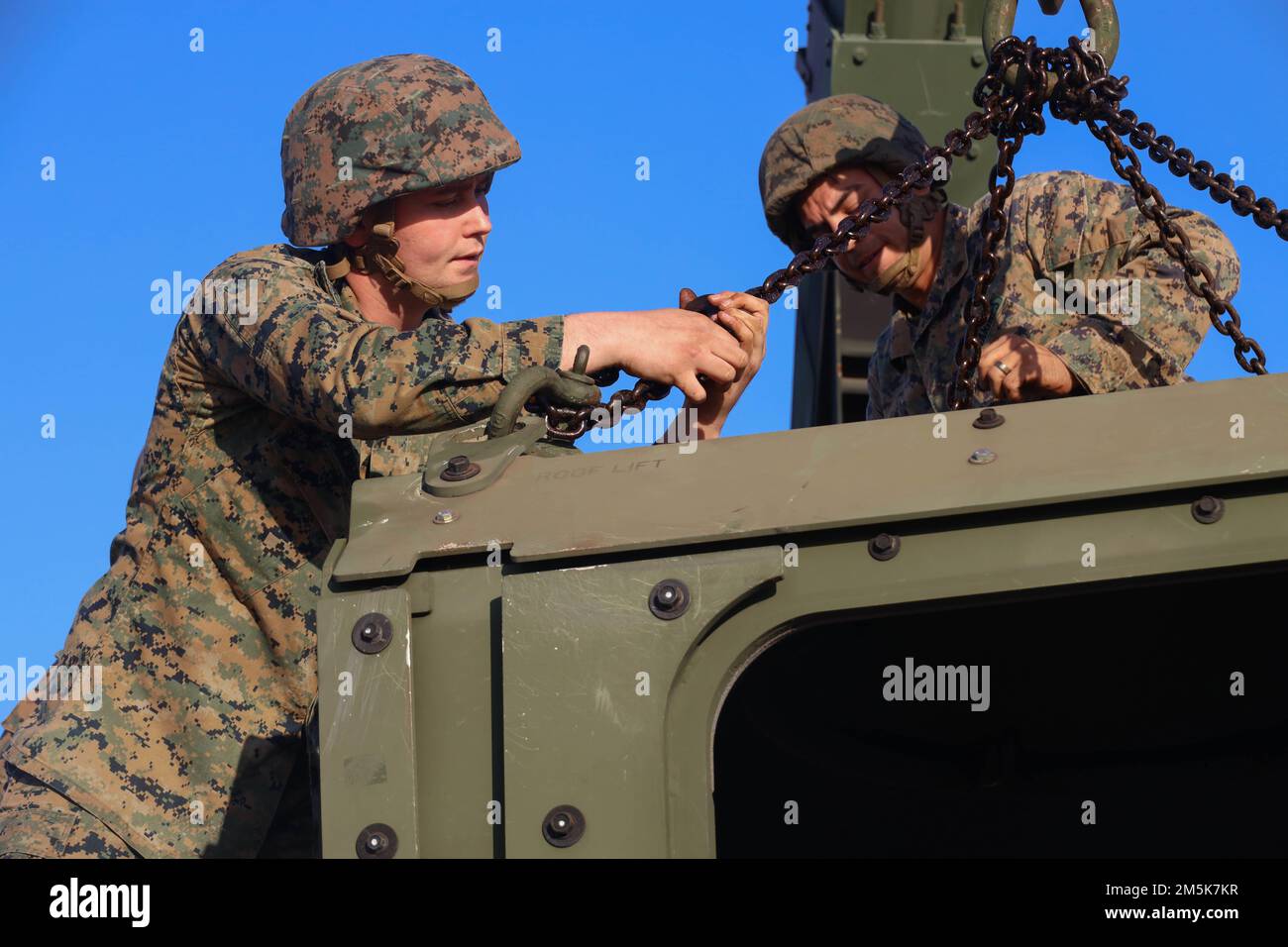 U.S. Marine Corps Cpl. Joshua Talbert, an electrical equipment ...