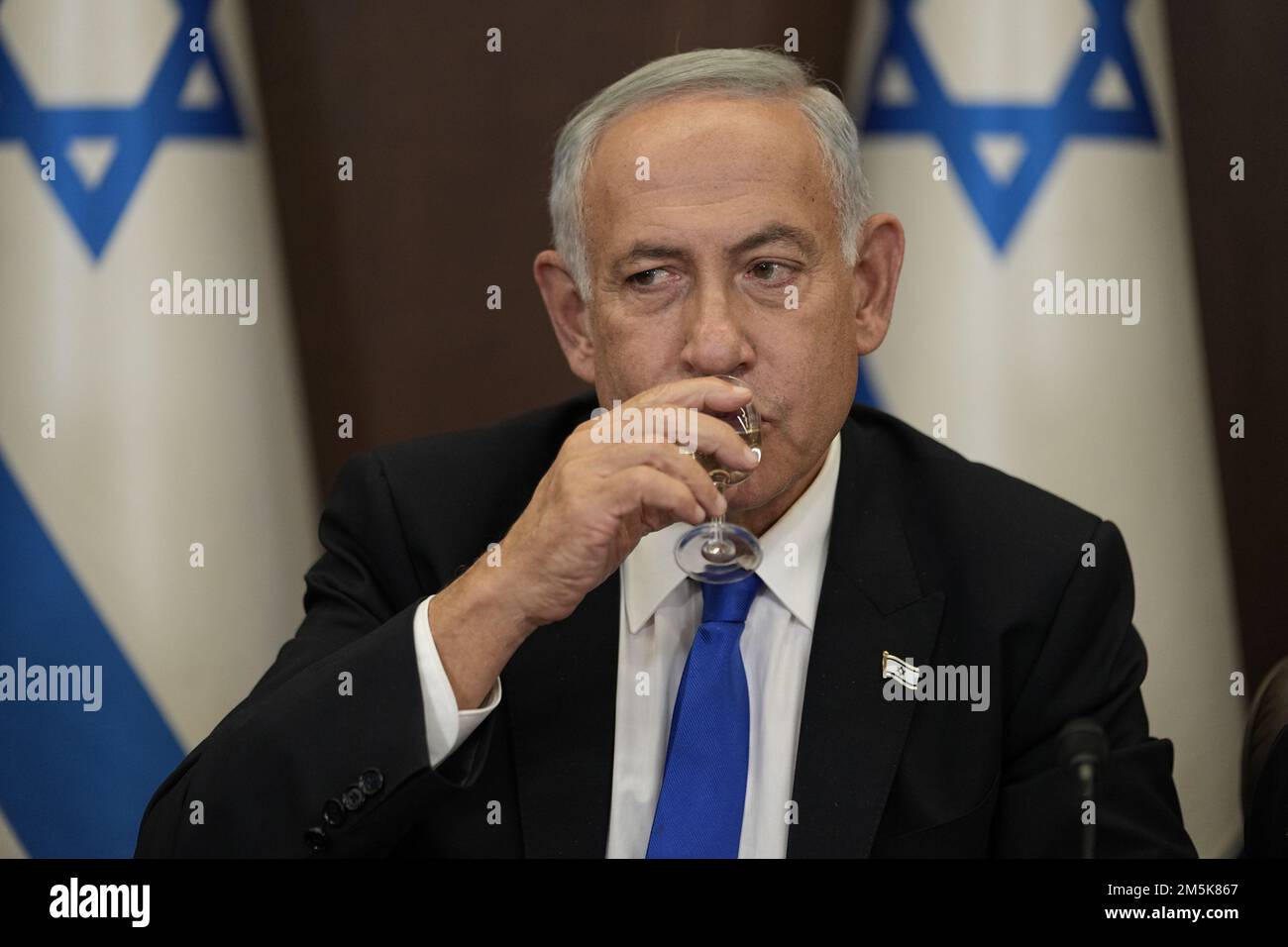 Jerusalem, Israel. 29th Dec, 2022. Newly sworn in Israeli Prime ...