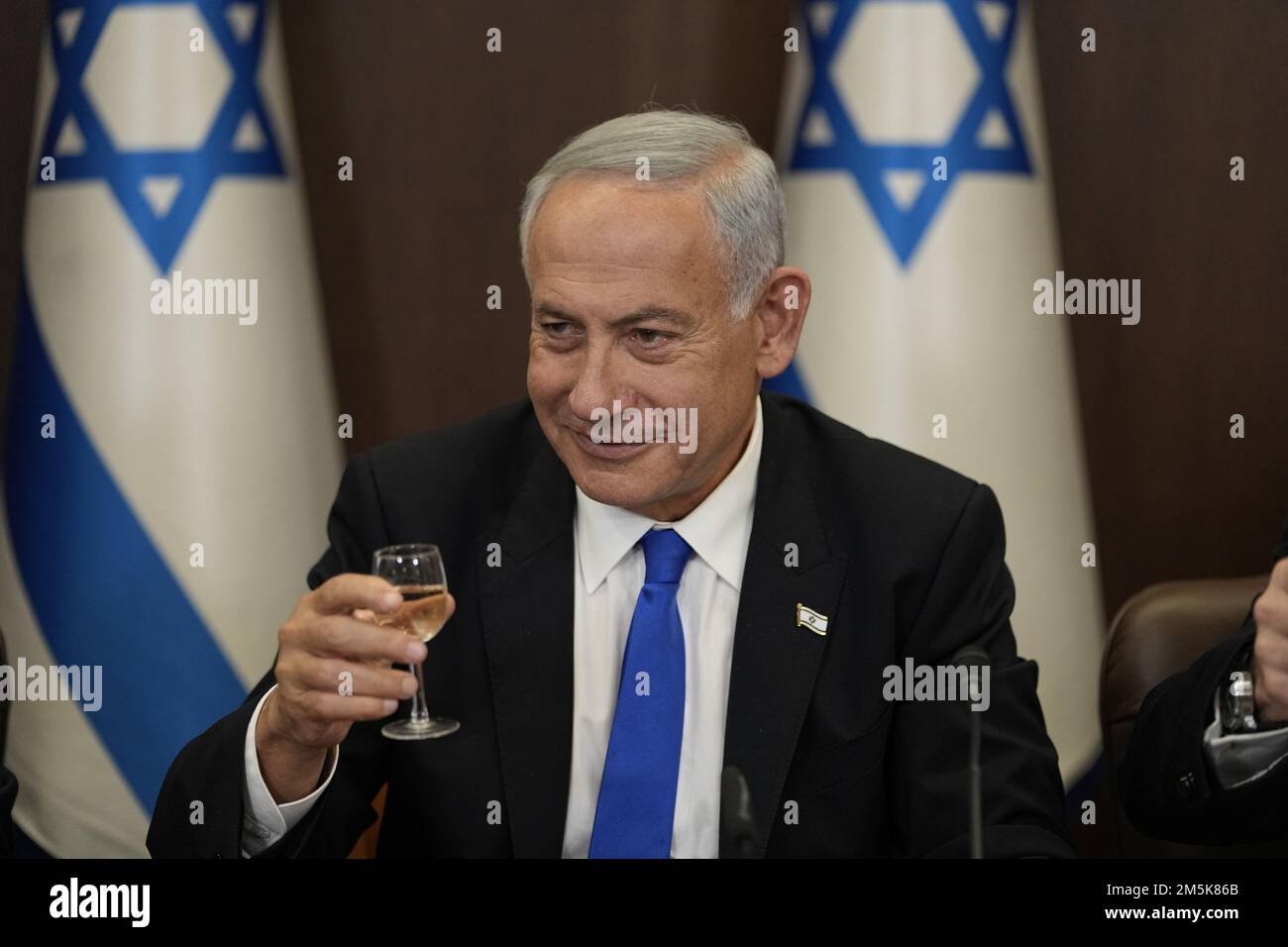 Jerusalem, Israel. 29th Dec, 2022. Newly sworn in Israeli Prime ...