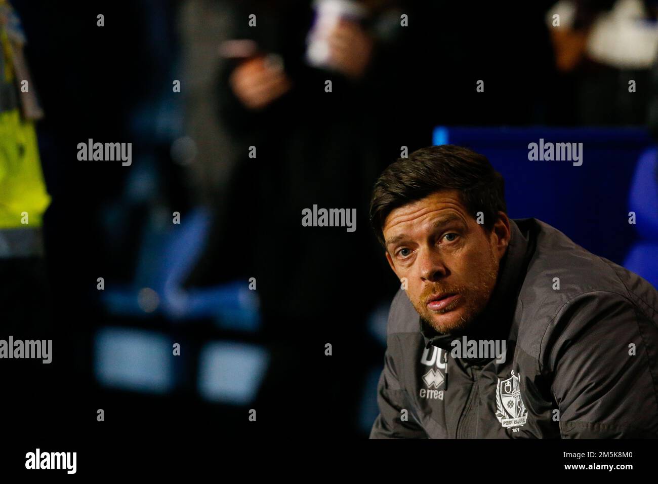 Darrell Clarke Manager of Port Vale during the Sky Bet League 1 match ...
