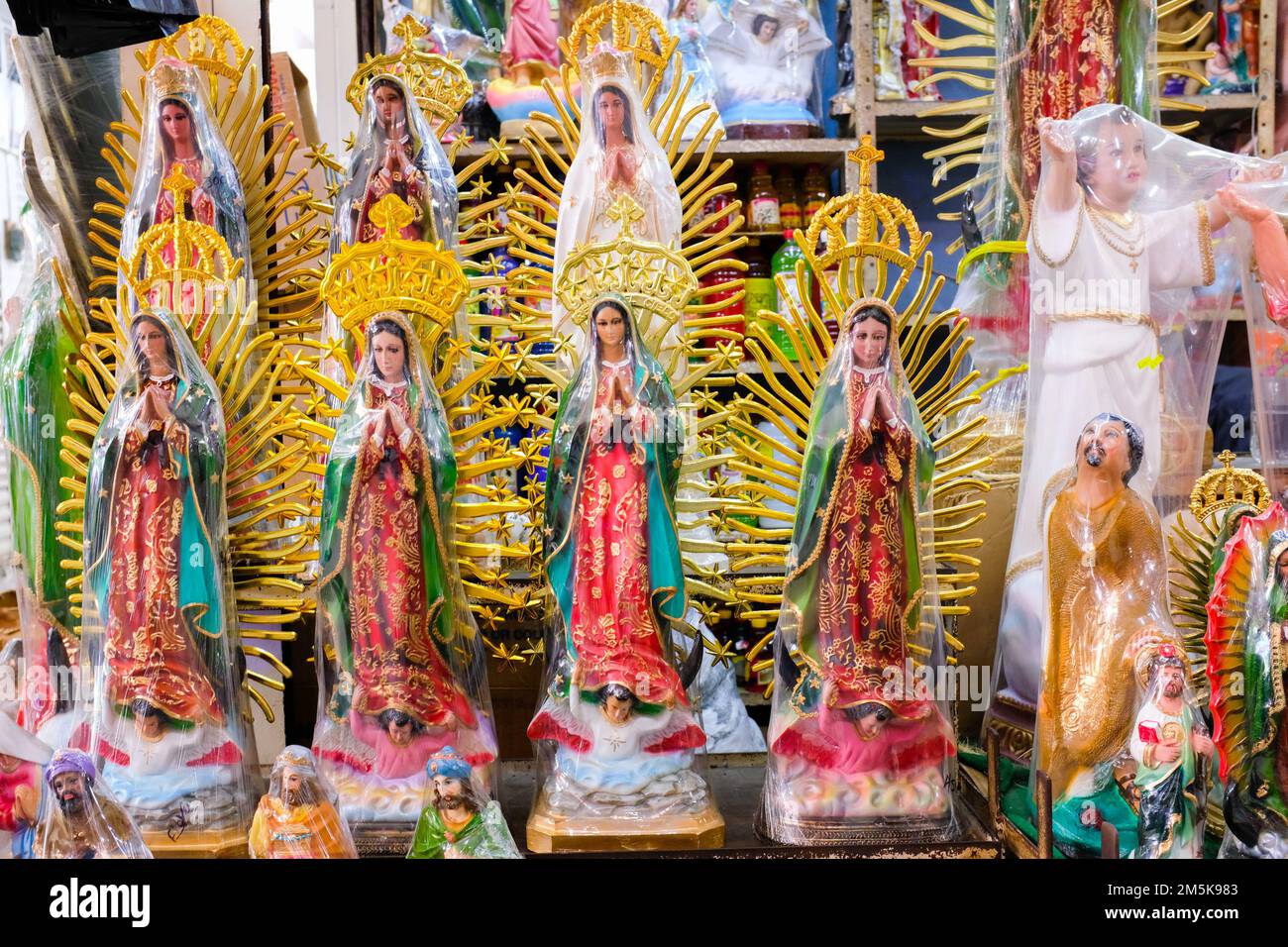 Statues of our lady of guadalupe on sale hi-res stock photography and ...