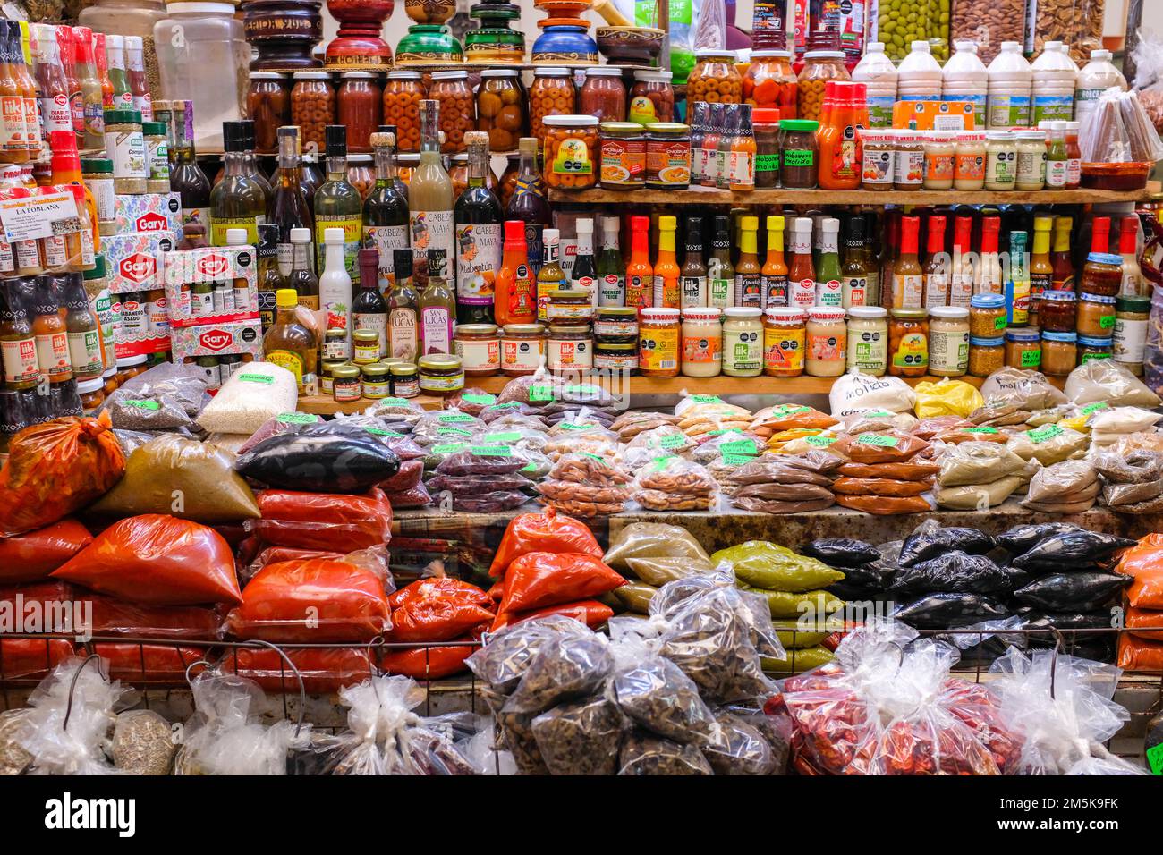 Local products at Lucas de Galvez Market in the center of Merida ...