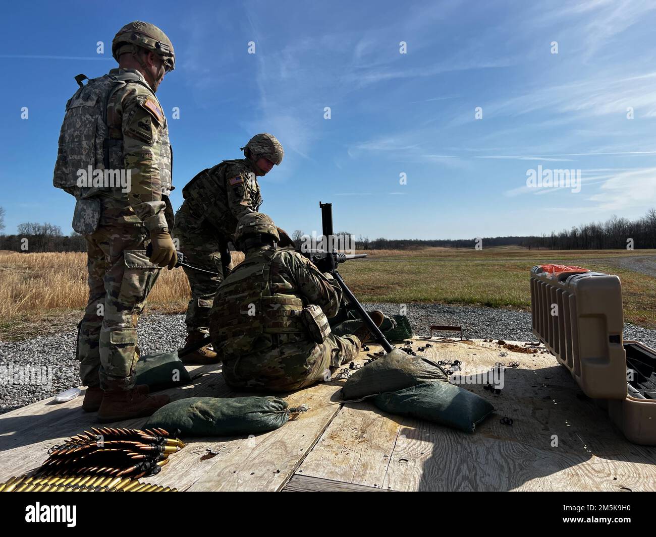 Range safety officers assigned to the 4th Cavalry Multi-Functional ...