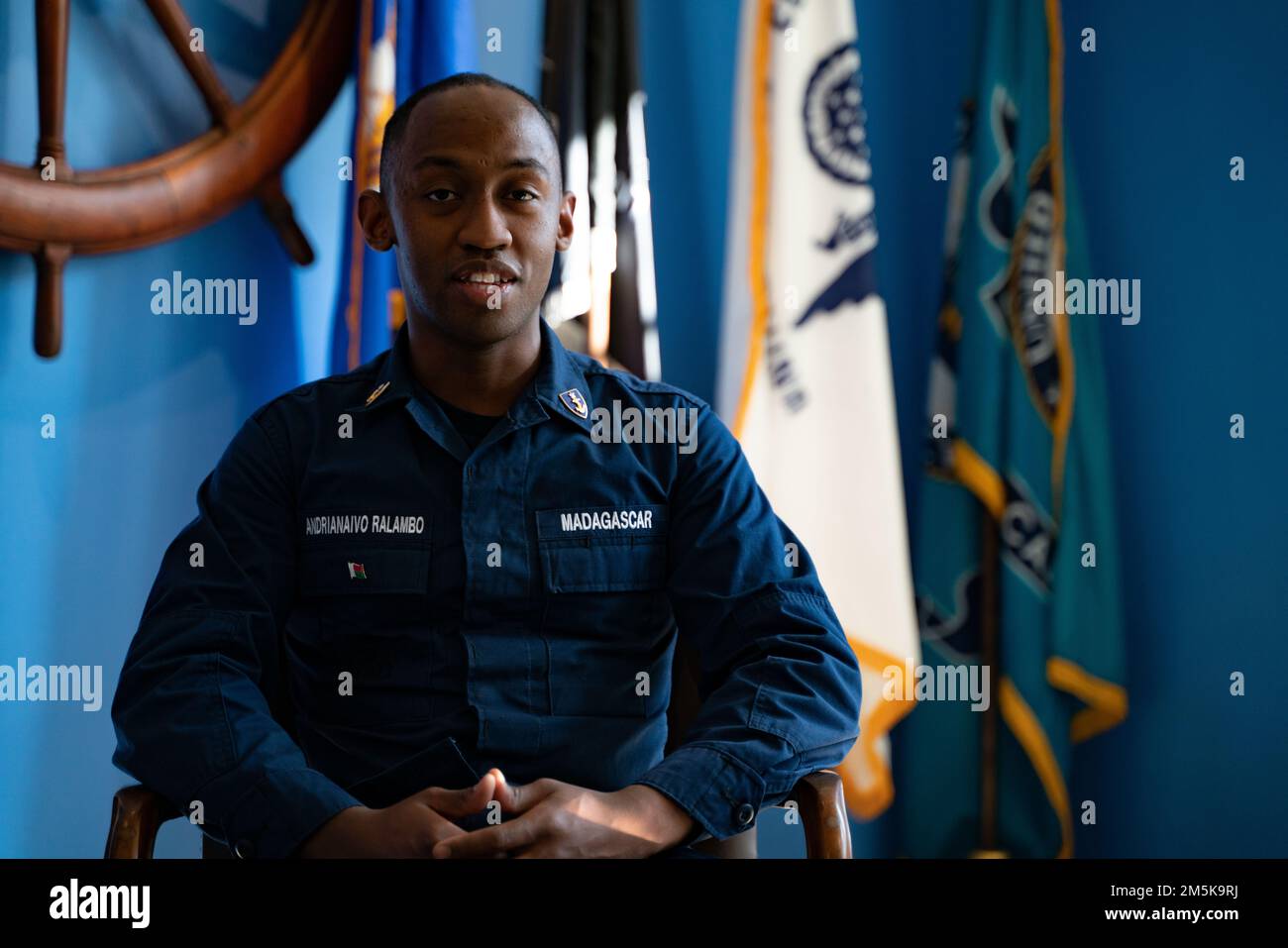 First Class Cadet Santa Andrianaivo Ralambo, an international cadet at ...