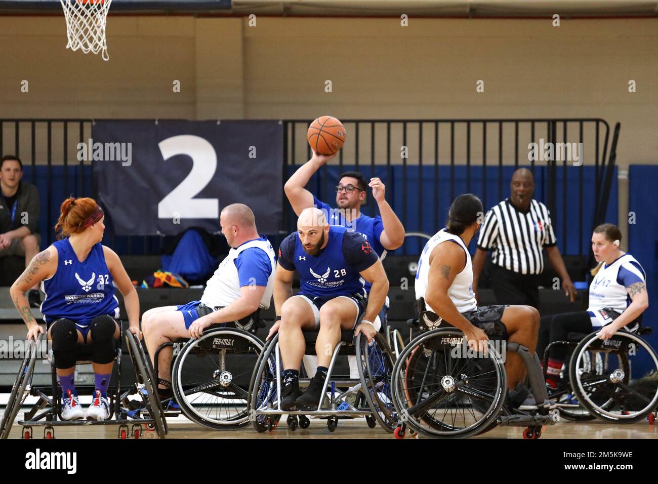 Warrior games wheelchair basketball hi-res stock photography and images ...