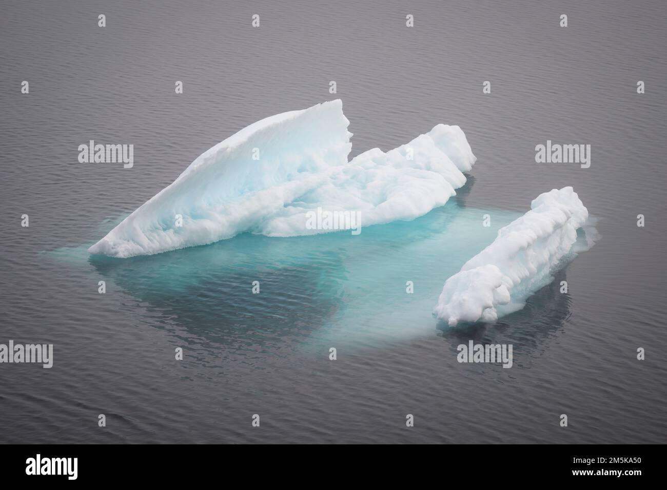 Scattered sea ice in Canada's north Stock Photo - Alamy