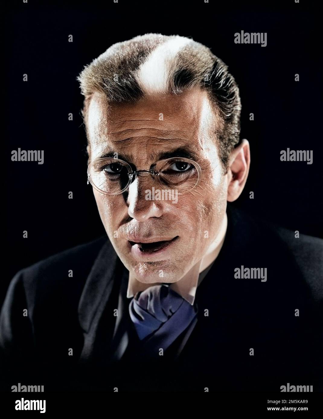 Humphrey Bogart in "The Return of Dr. X" (1939) colorized Stock Photo ...