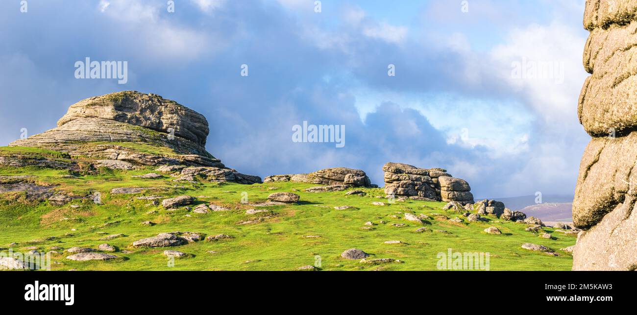 Haytor Rocks, Dartmoor National Park, Devon, England, UK Stock Photo ...