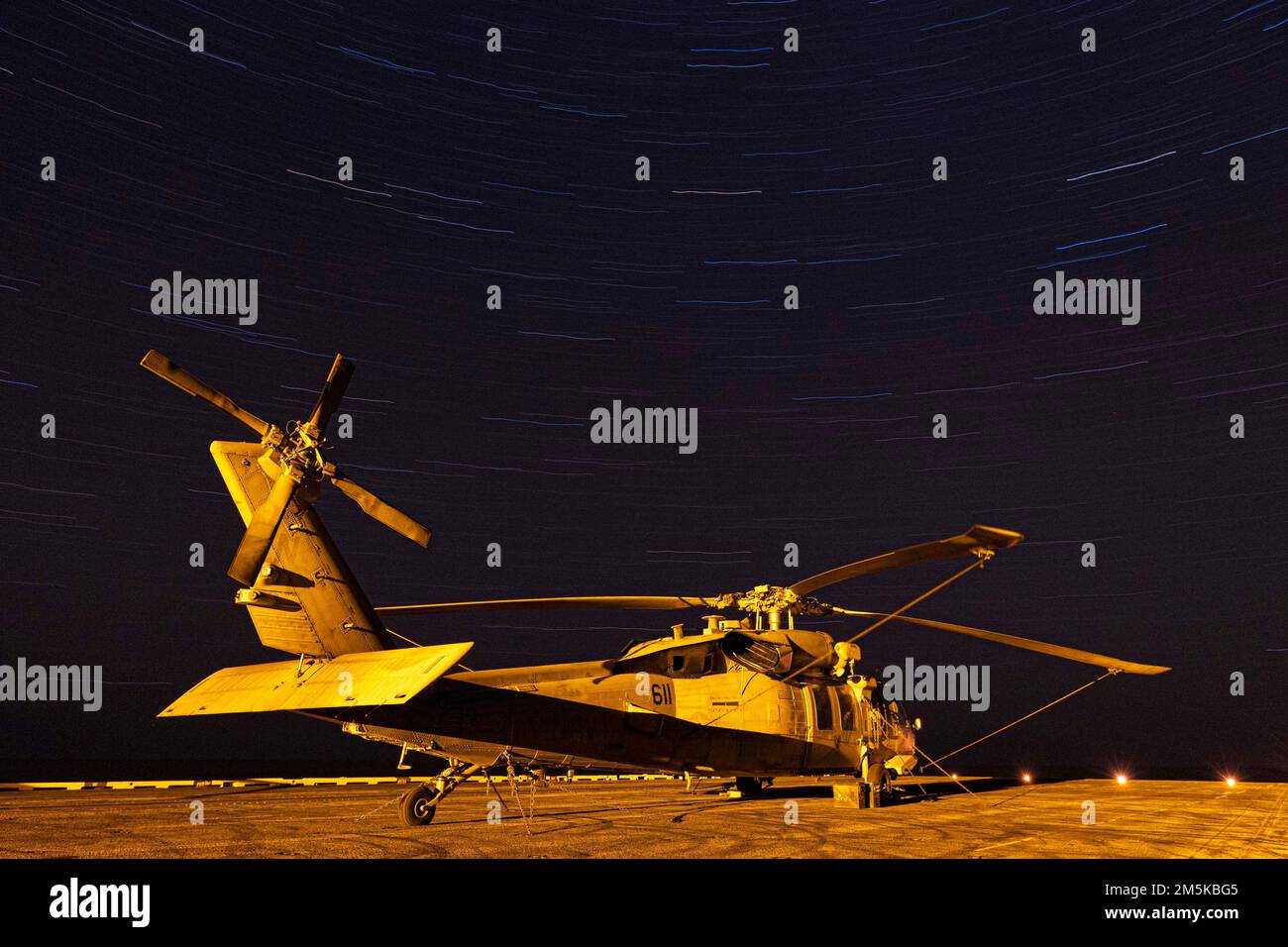 An MH-60S Sea Hawk helicopter, assigned to Helicopter Sea Combat ...