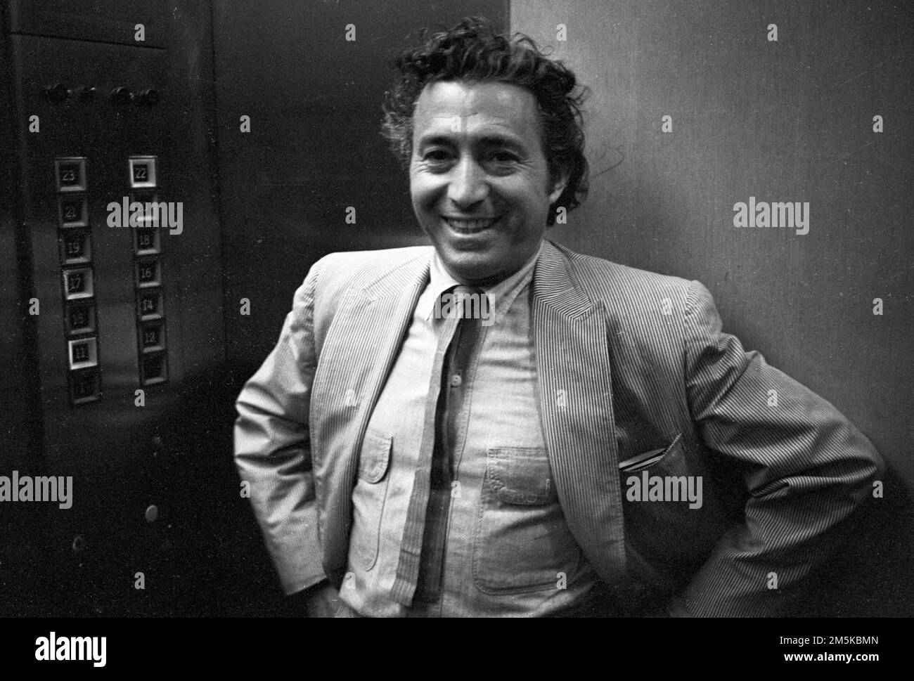 Michael A. Vaccaro, better known as Tony Vaccaro, in the elevator at ...
