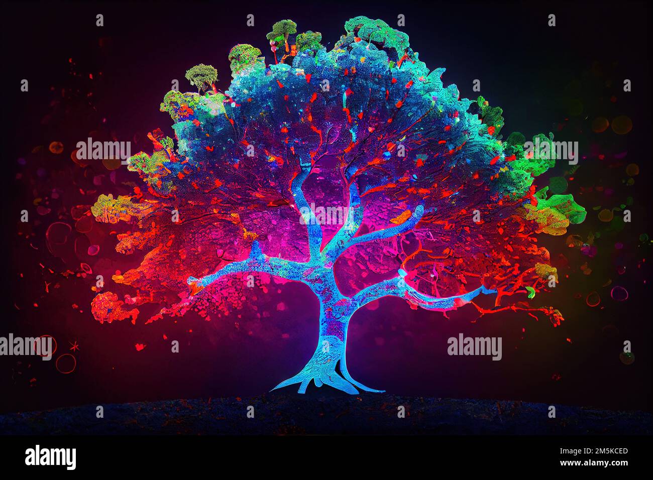 Tree of Life - digital art made by generative AI depicting the tree of ... Tree of Life - digital art made by generative AI depicting the tree of ...