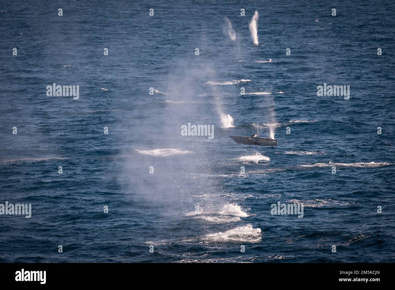 Target practice using .50 calibre machine guns on a Meggitt Training ...