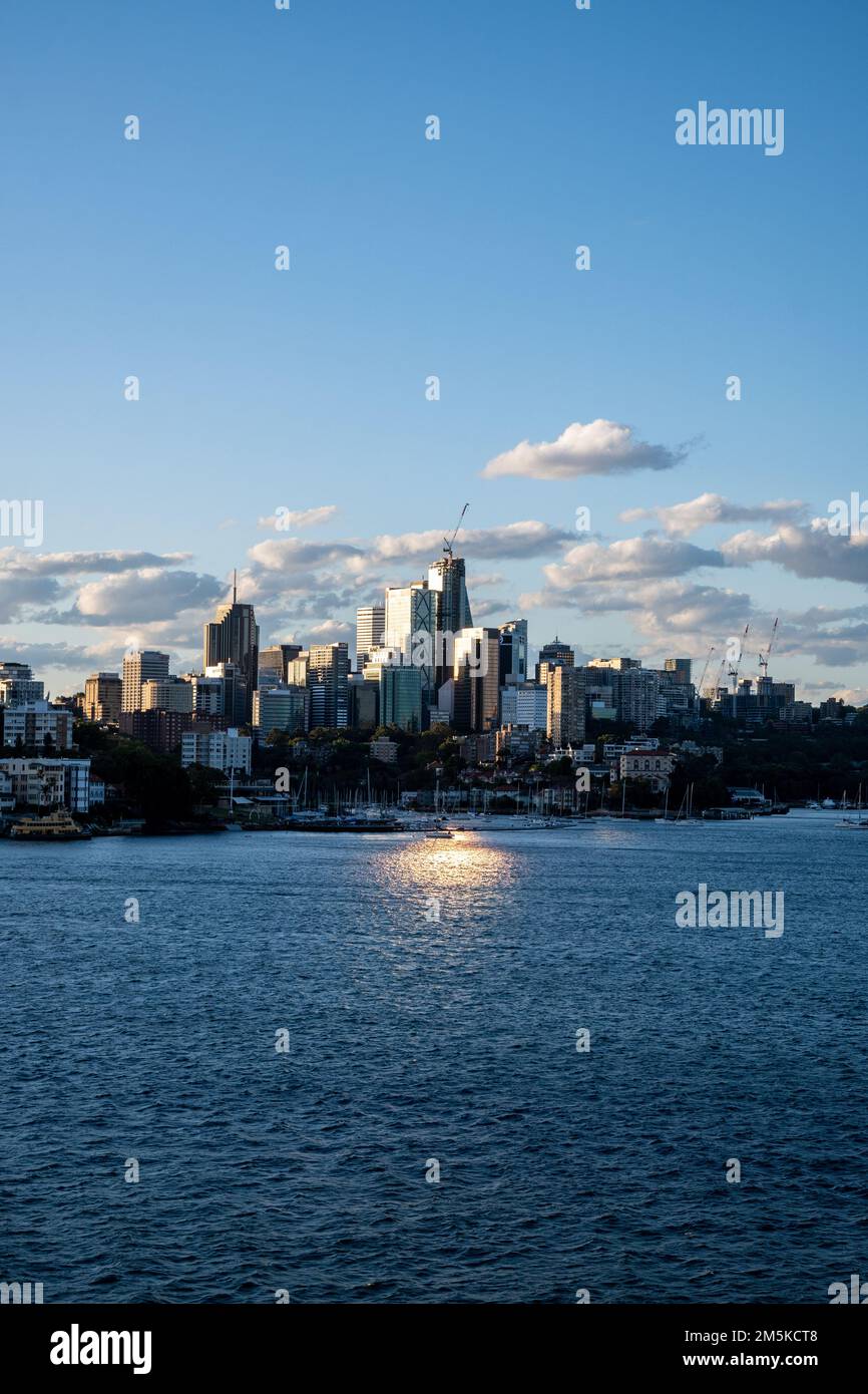 Afternoon sun reflecting on buildings Stock Photo - Alamy