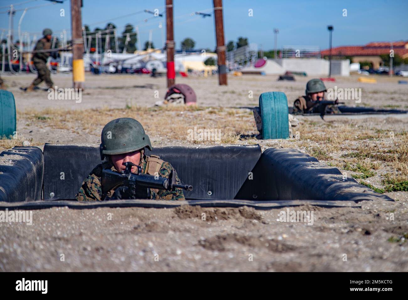U.S. Marine Corps recruits with Alpha Company, 1st Recruit Training ...
