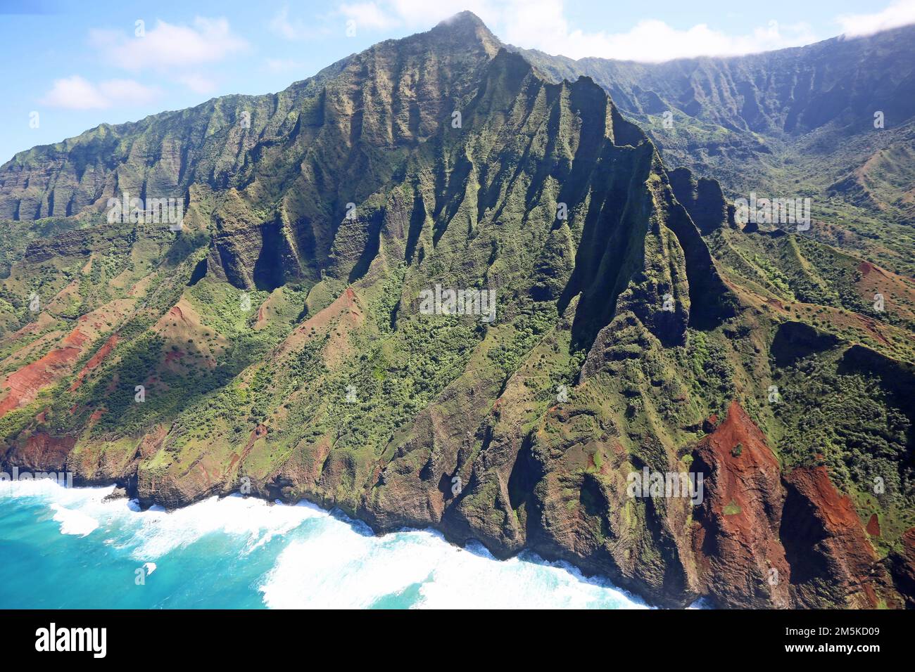 Mountains of Na Pali coast - Kauai Stock Photo - Alamy
