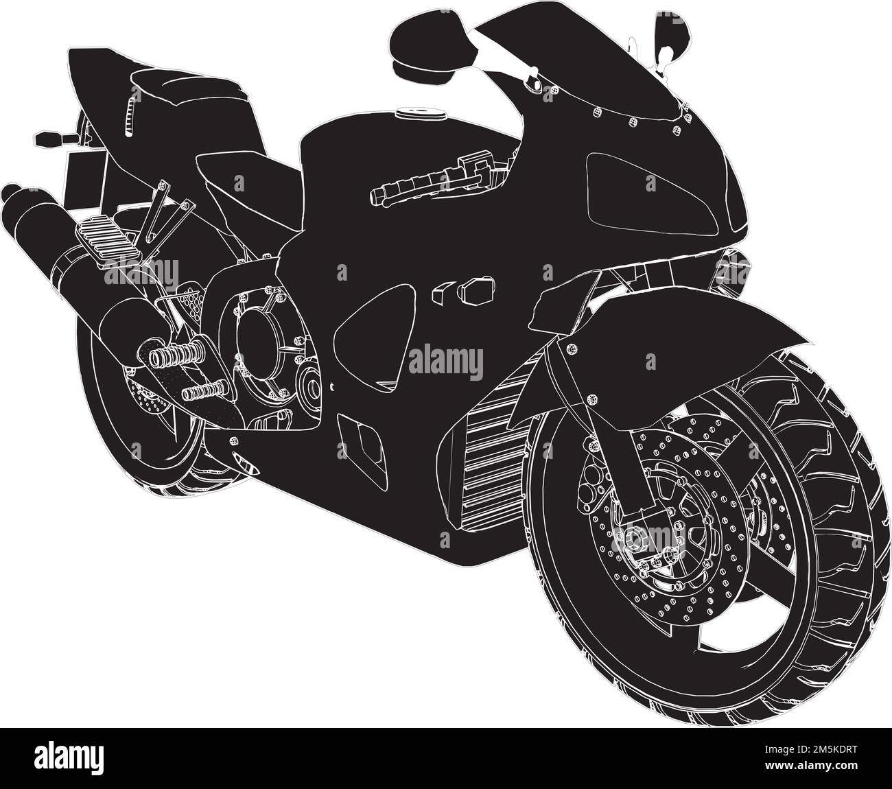 Retro motorcycle rider Cut Out Stock Images & Pictures - Alamy