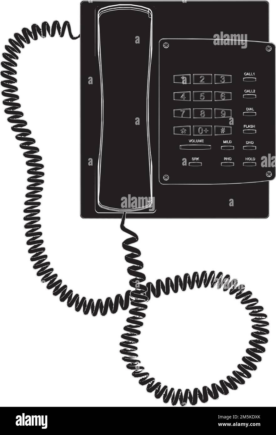 Phone Vector. Illustration On White Background. A vector illustration ...