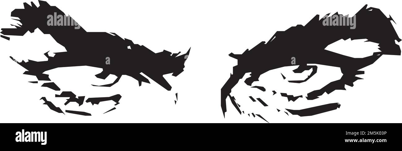 Man's Eye Vector. Illustration On White Background. A vector ...