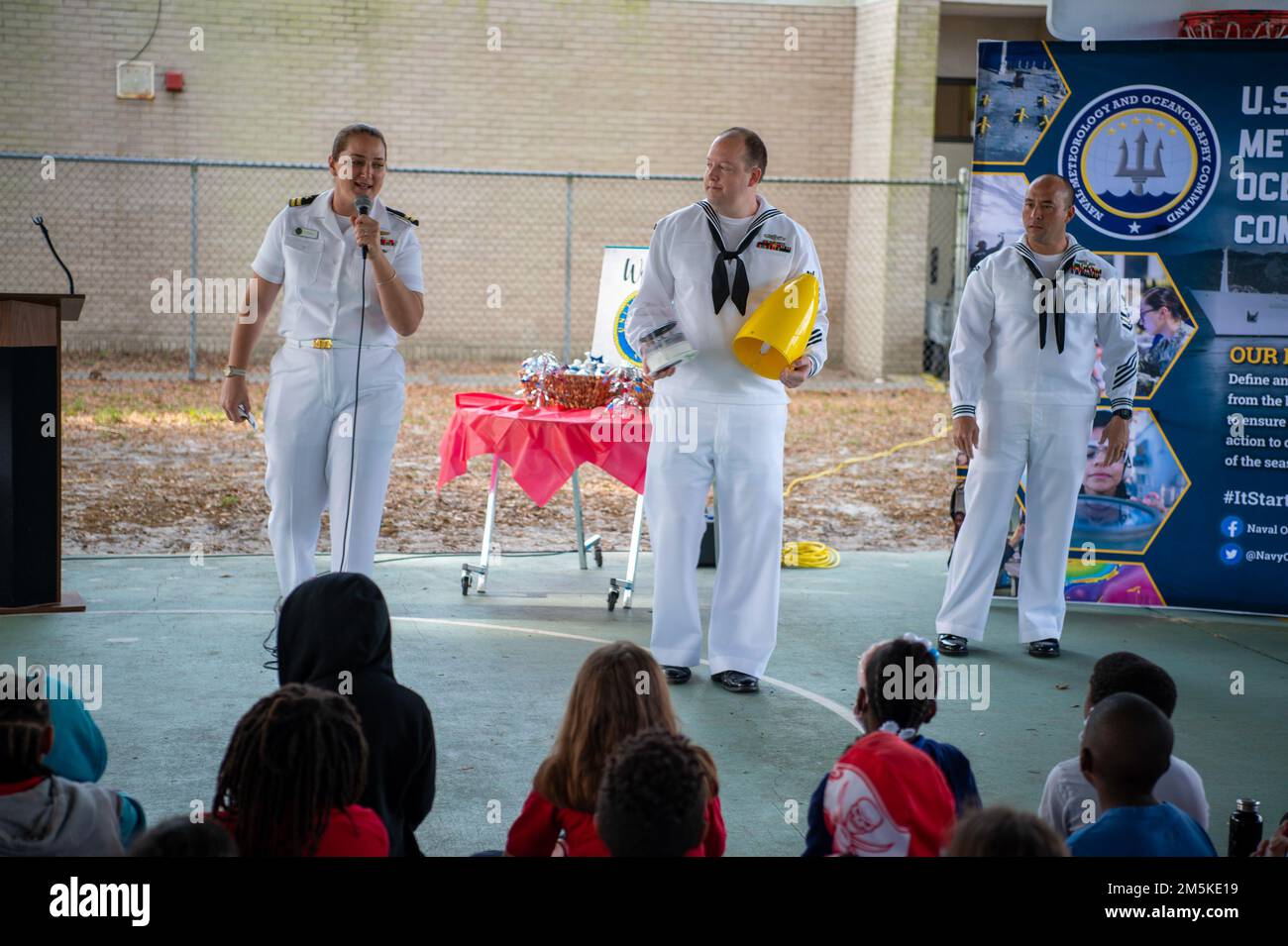Tampa, Fla. (March 23, 2022) Lt. Nicole Stegall and Aerographer's Mate ...