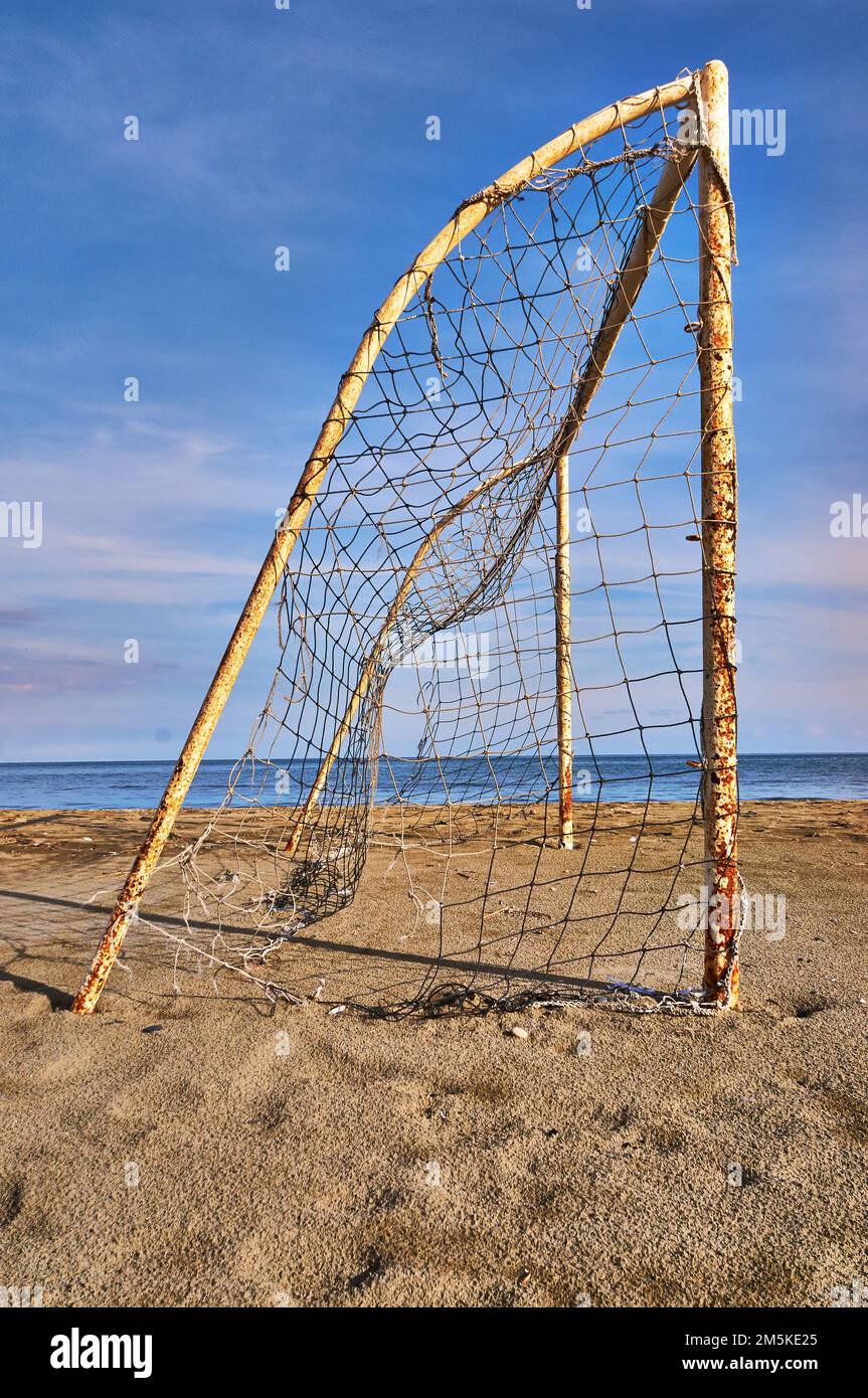 Rusty goalpost hi-res stock photography and images - Alamy
