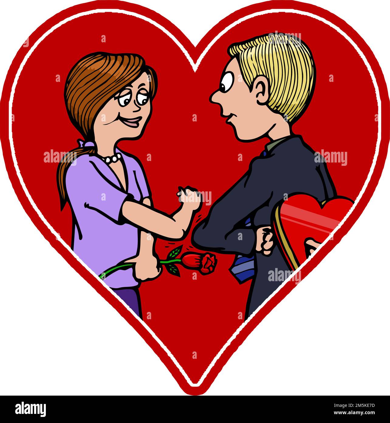 Bumping into Stock Vector Images - Alamy