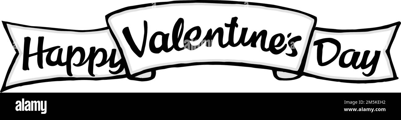 valentines day banner Stock Vector Image & Art - Alamy