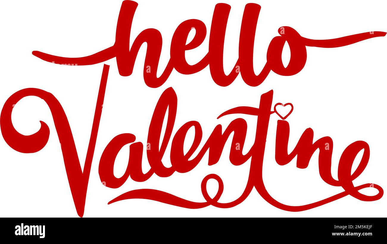 hello valentine valentine design Stock Vector Image & Art - Alamy