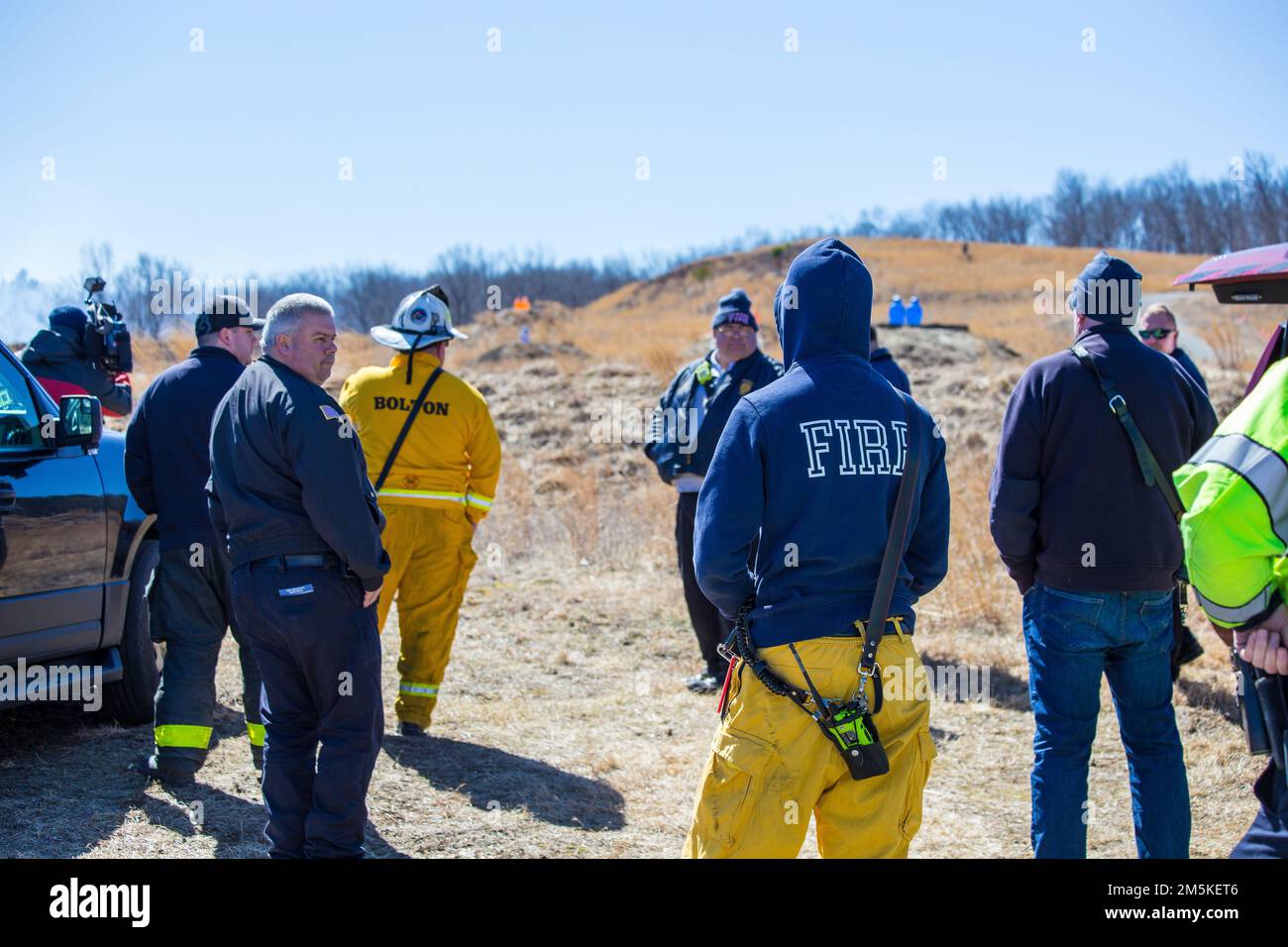 Members of different fire units responded to the four alarm fire at ...