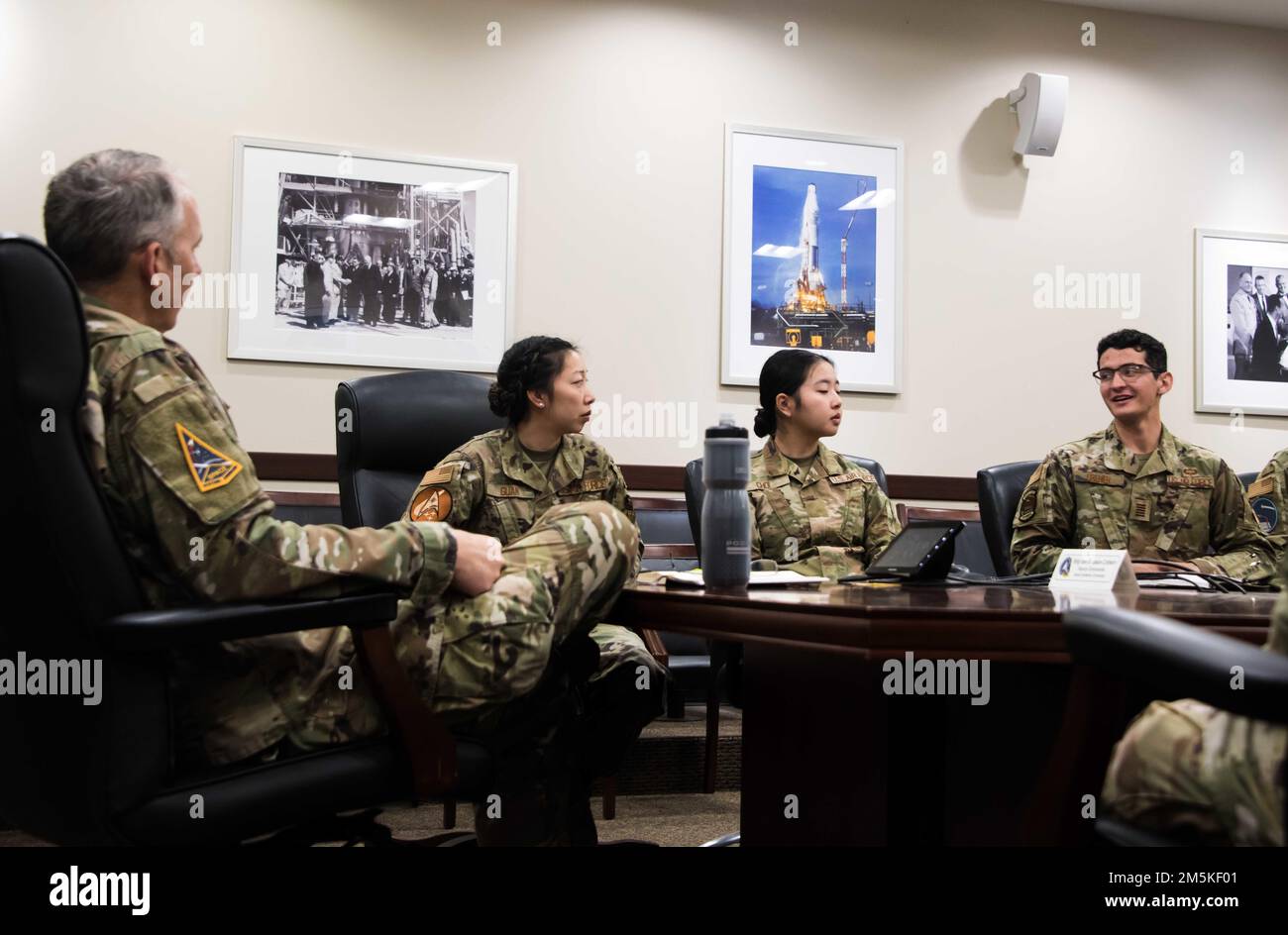 U.S. Air Force Academy cadets met with SSC's deputy commander, Brig ...