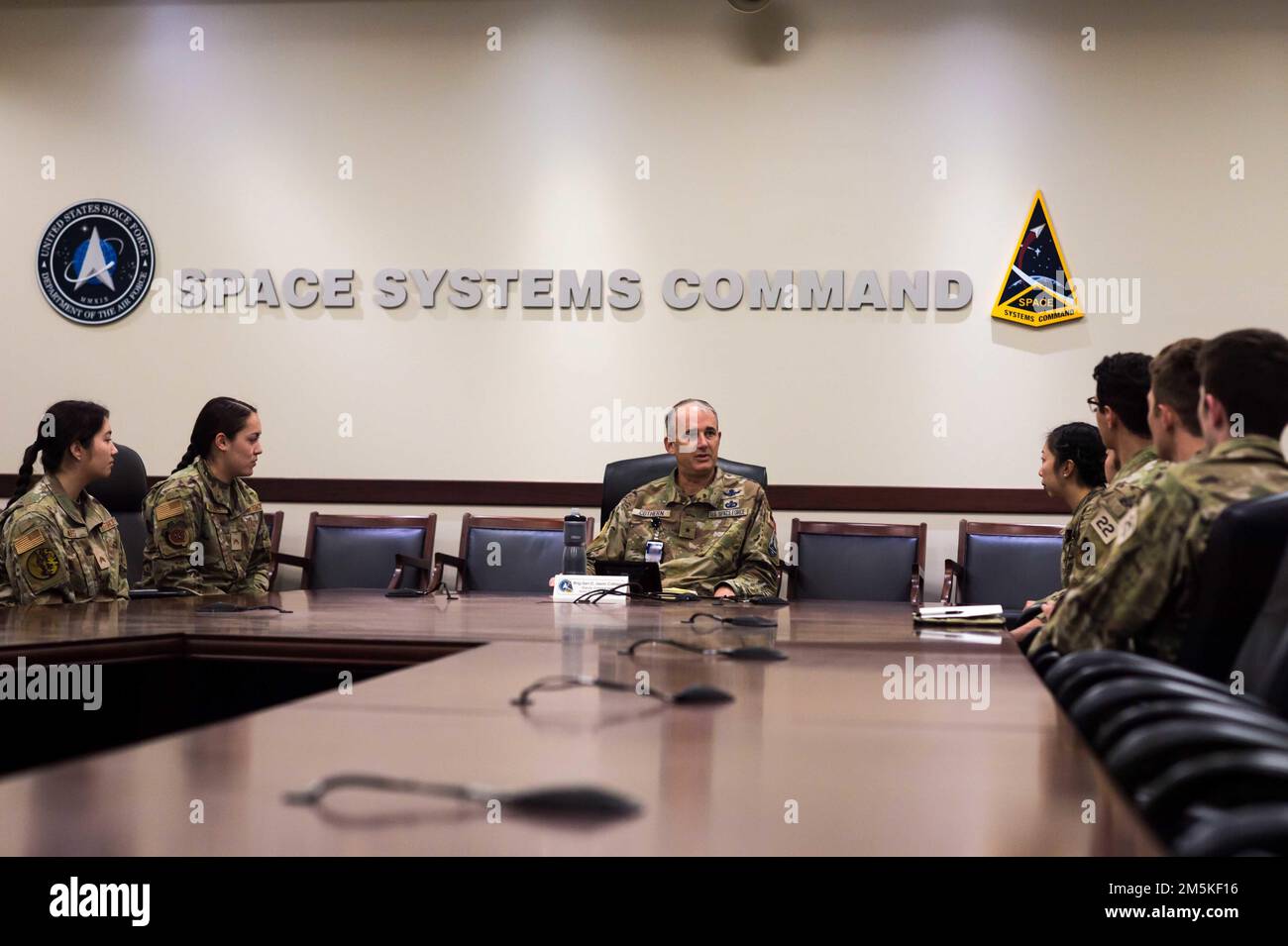 U.S. Air Force Academy cadets met with SSC's deputy commander, Brig ...
