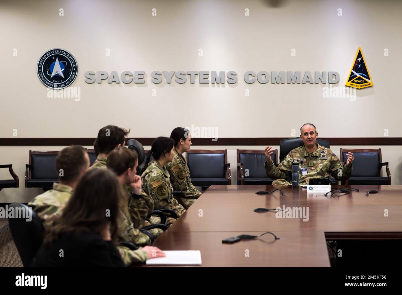 U.S. Air Force Academy cadets met with SSC's deputy commander, Brig ...